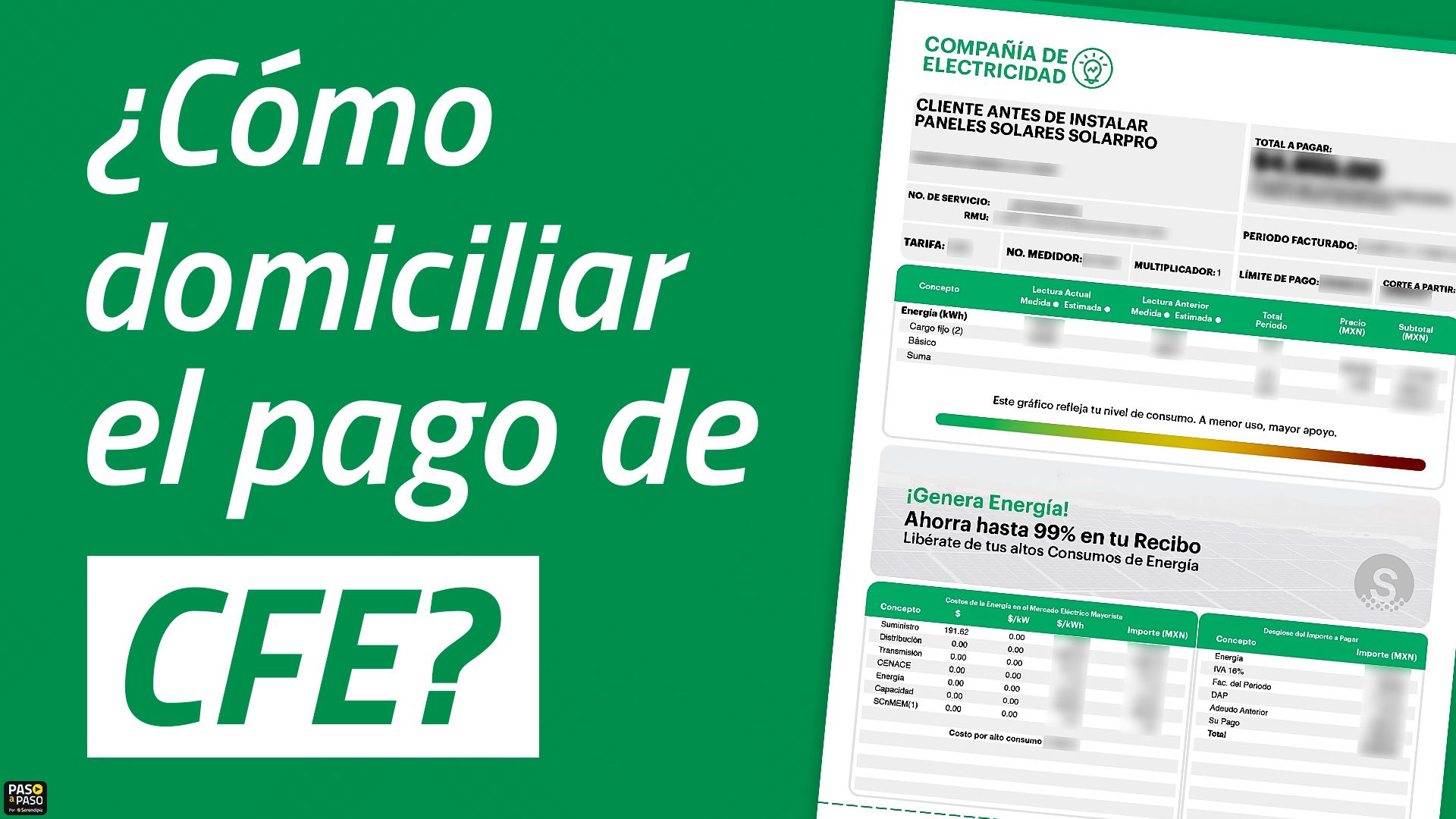 ¿Cómo domiciliar el pago de CFE? Tutorial paso a paso