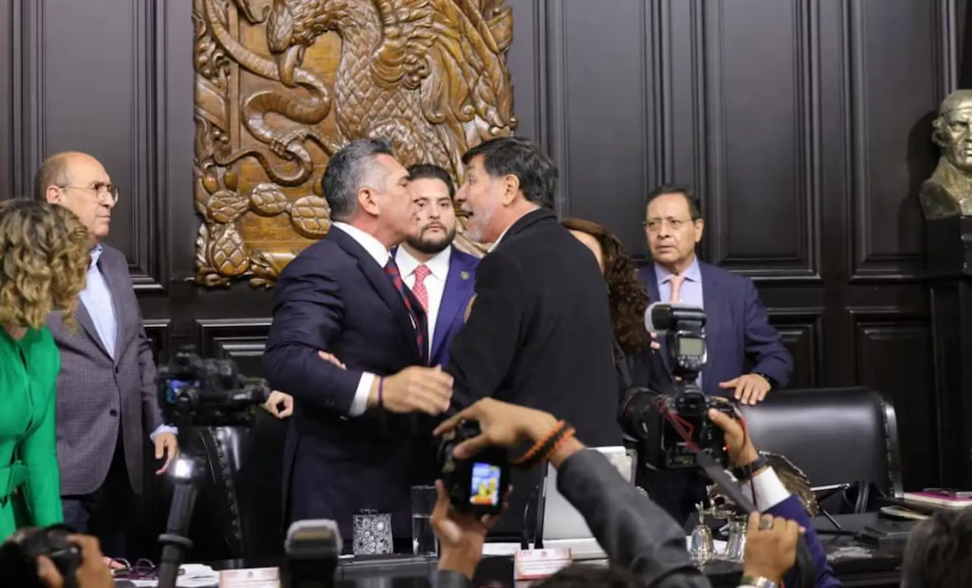 Alito agredió a Noroña: el Senado convertido en ring político